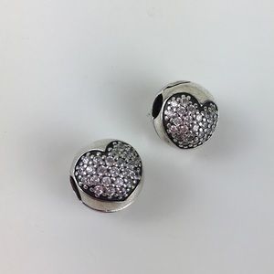 Pandora | Jewelry | Authentic Ss Pandora Love Of My Life Clip Charm ...